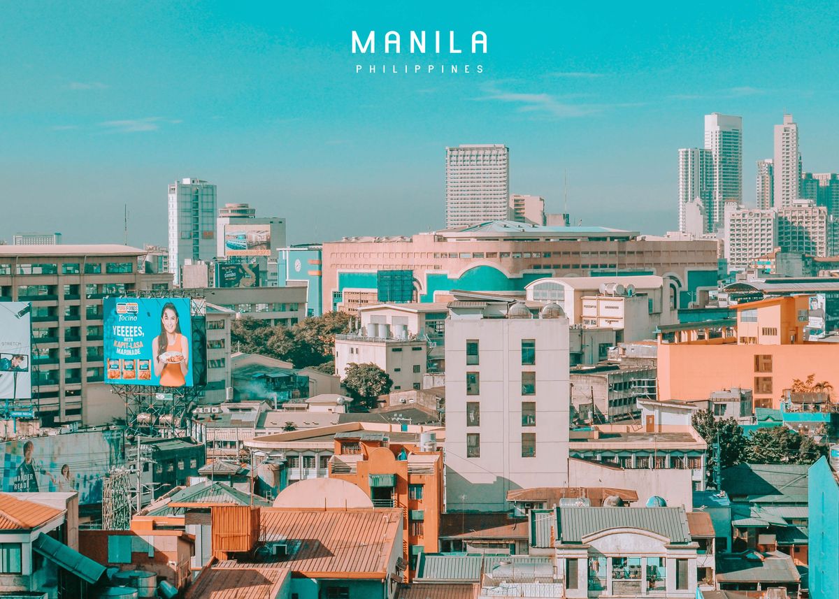 'Manila ' Poster by Famous City | Displate