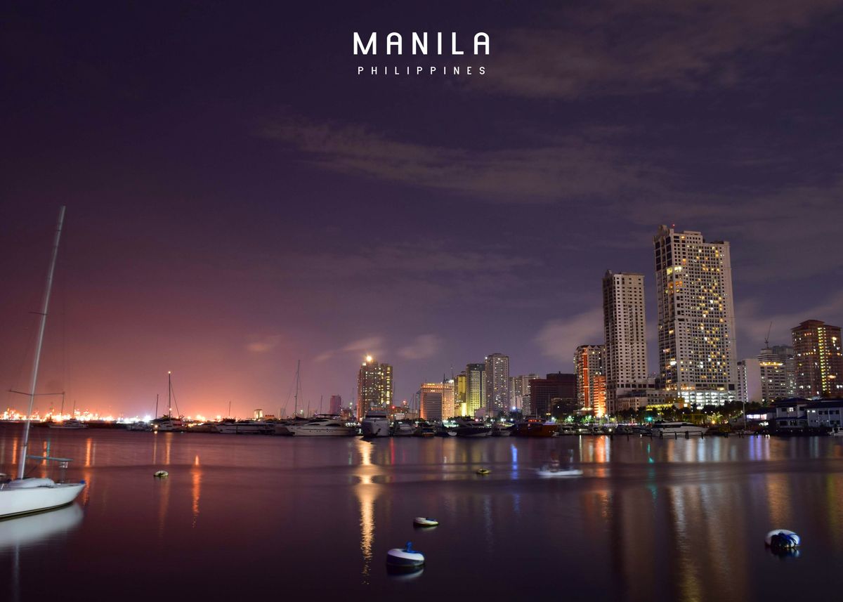 'Manila ' Poster by Famous City | Displate