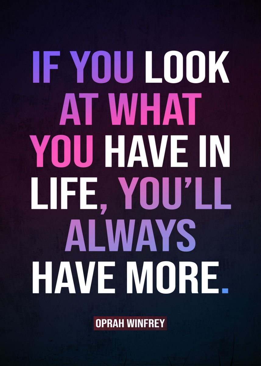 'Retro Simple Quote' Poster, picture, metal print, paint by Oliver Qo ...