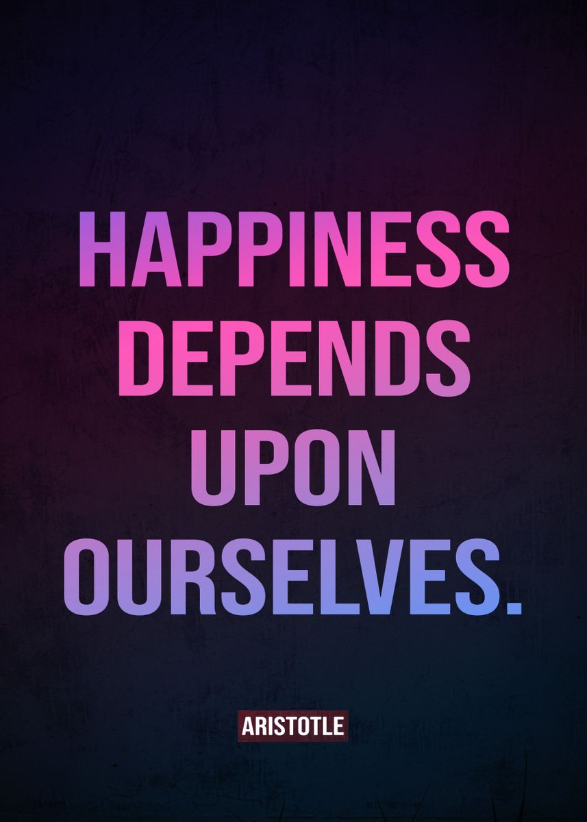 'Retro Simple Quote' Poster, picture, metal print, paint by Oliver Qo ...