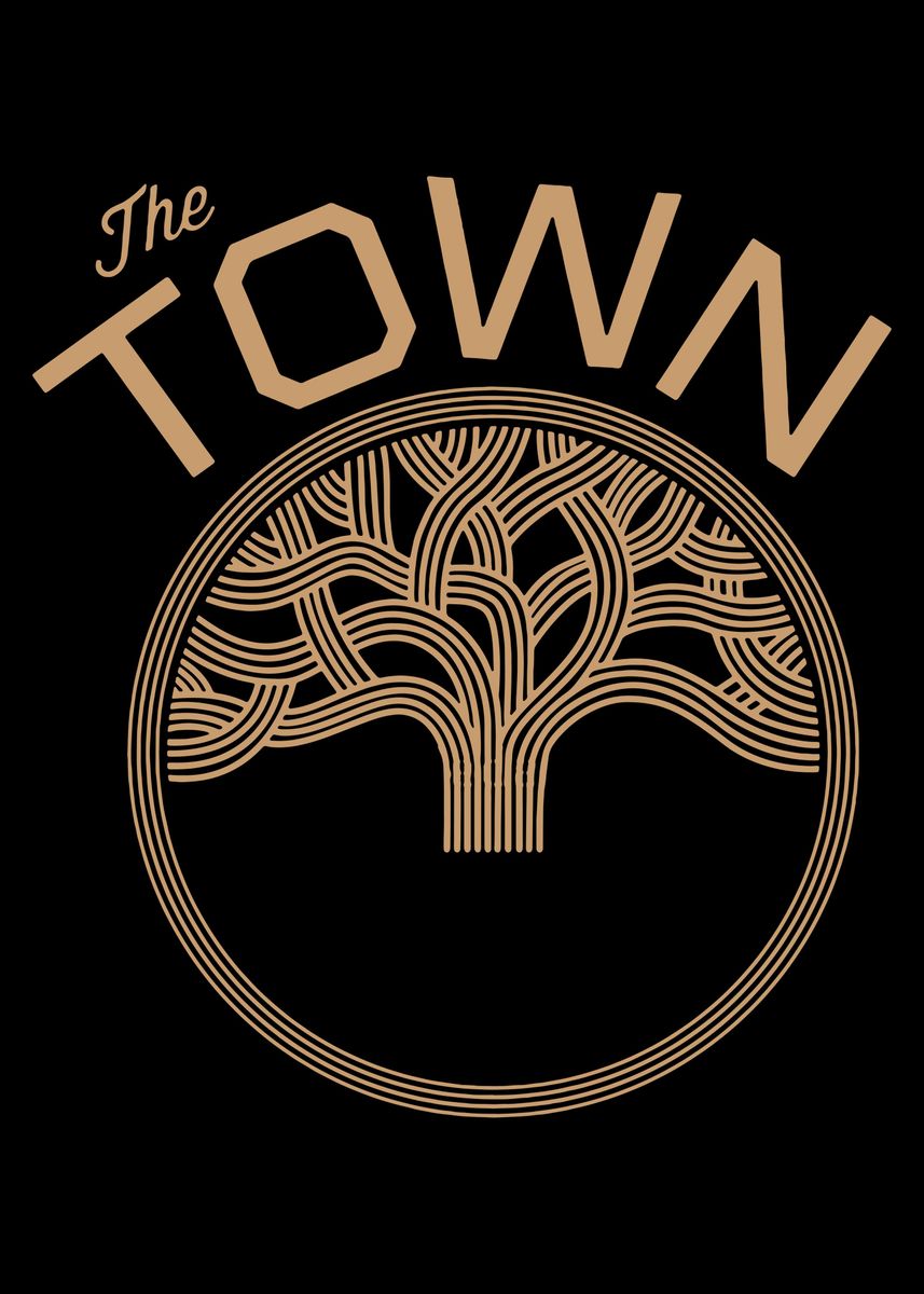 'the town' Poster, picture, metal print, paint by riyadi elyas rahmadi ...