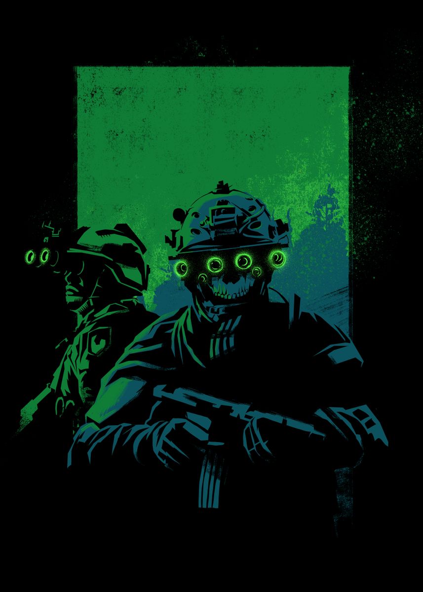 'Night Vision' Poster, picture, metal print, paint by Call of Duty ...