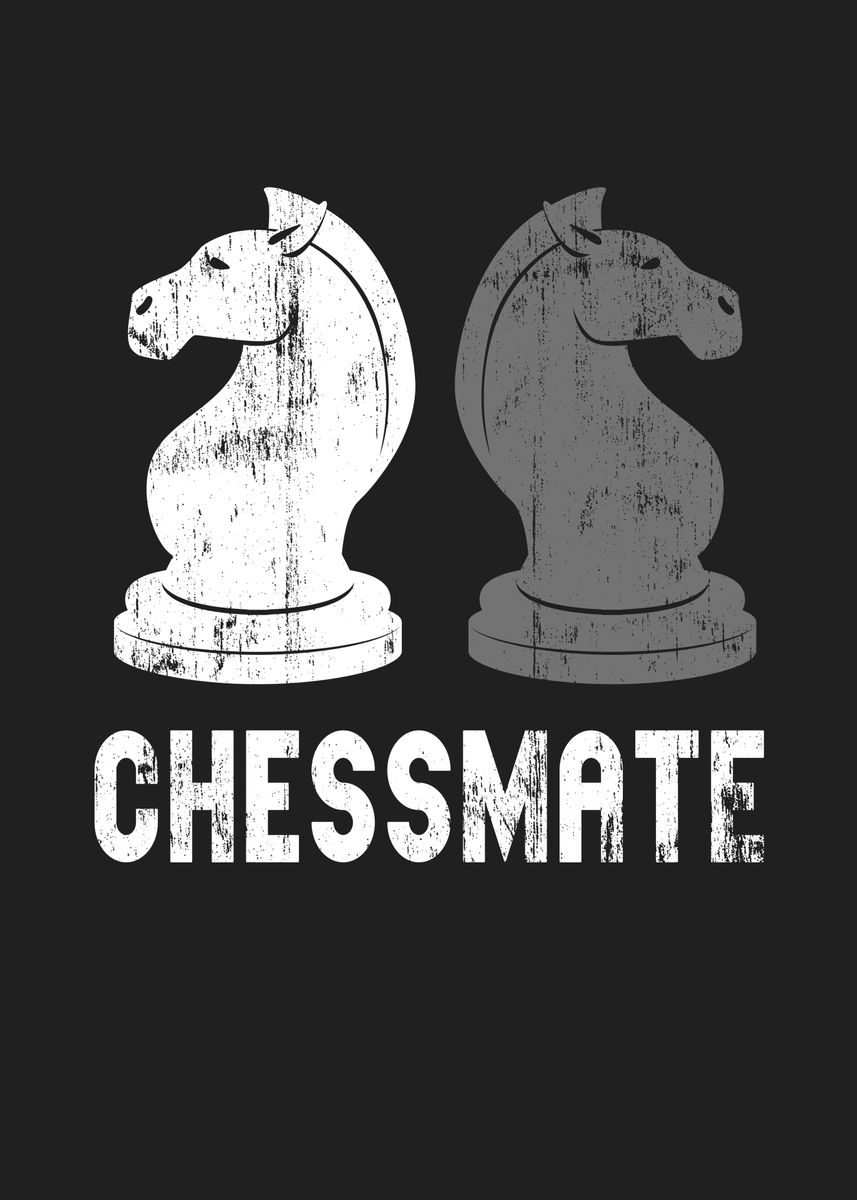 'Chessmate Funny Chess' Poster by Foxxy Merch | Displate
