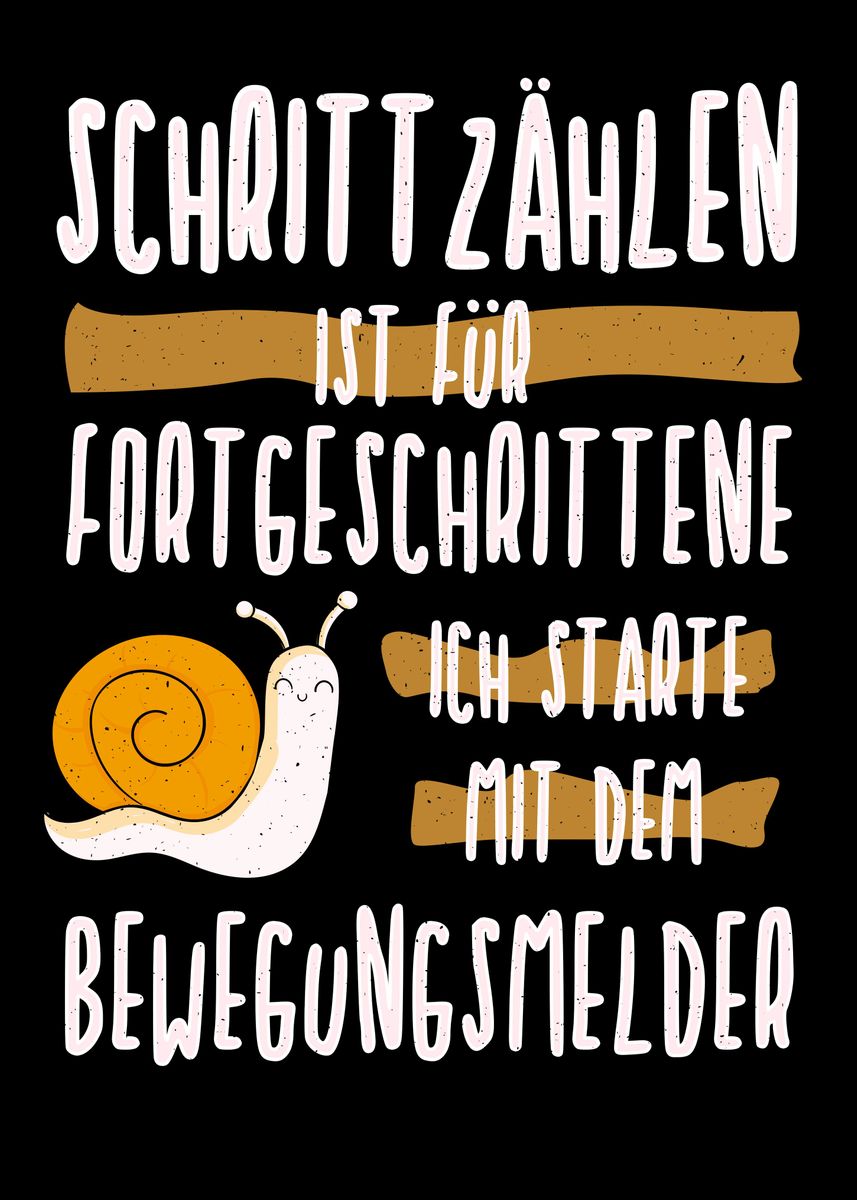 'Motion detector count step' Poster, picture, metal print, paint by ...