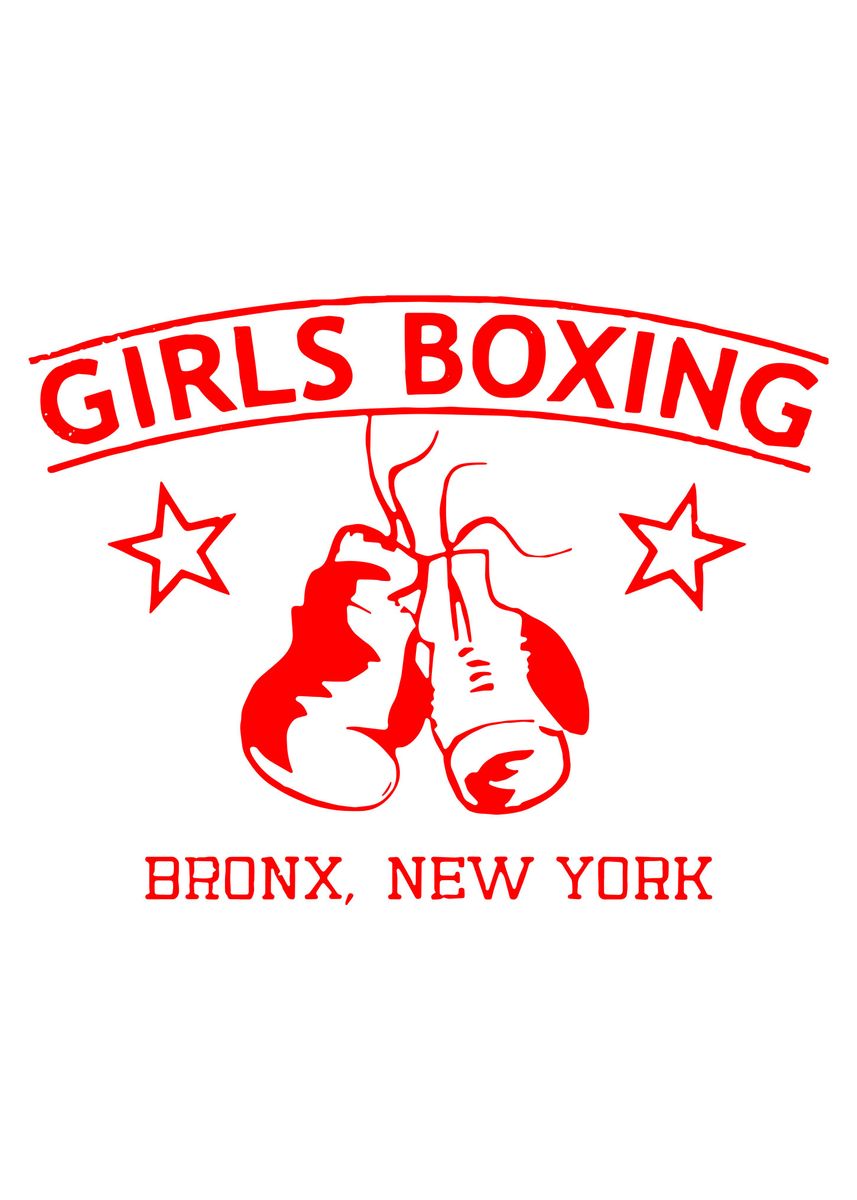 'Girls Boxing' Poster, picture, metal print, paint by retno triningsih ...