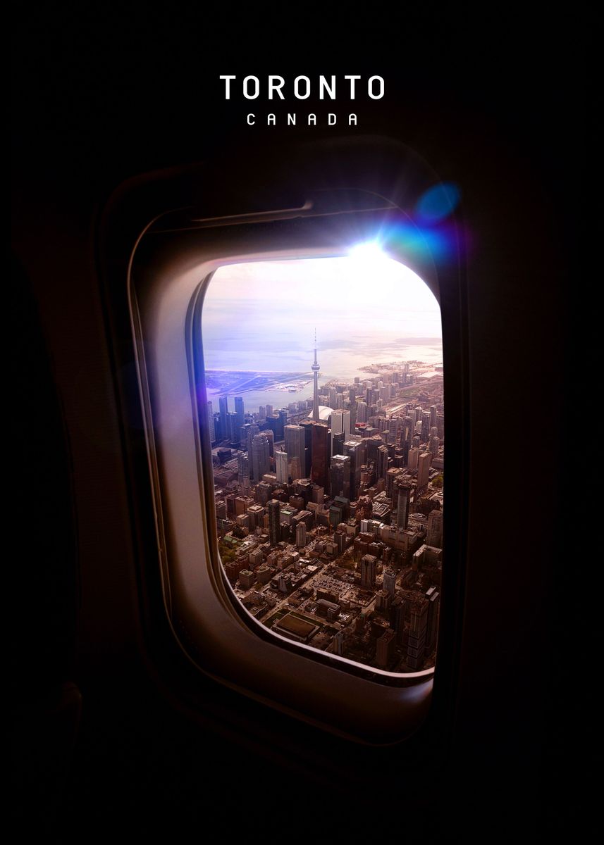 'Toronto ' Poster, picture, metal print, paint by Travel Addict | Displate