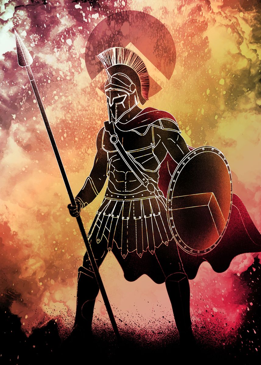 'Soul of the Spartan' Poster, picture, metal print, paint by Donnie ...