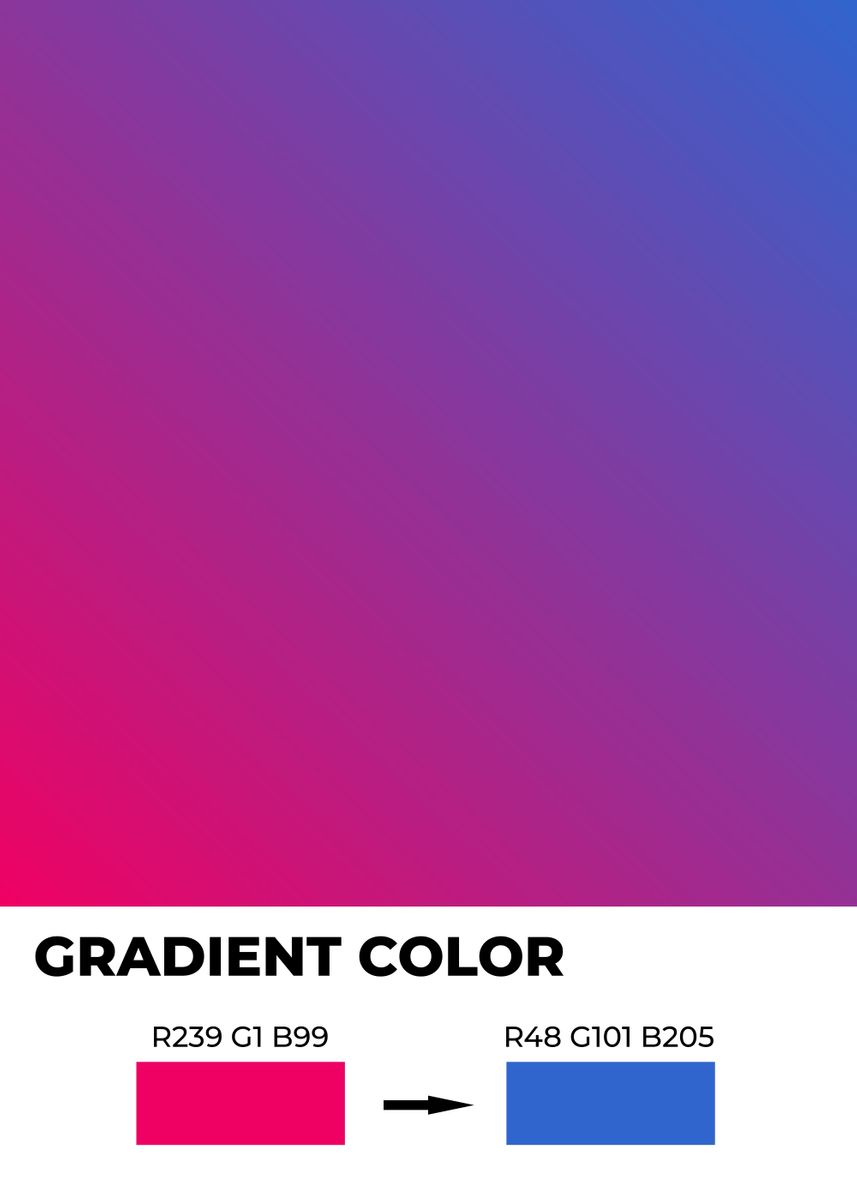 'The Gradient Color' Poster by Jon Polly | Displate