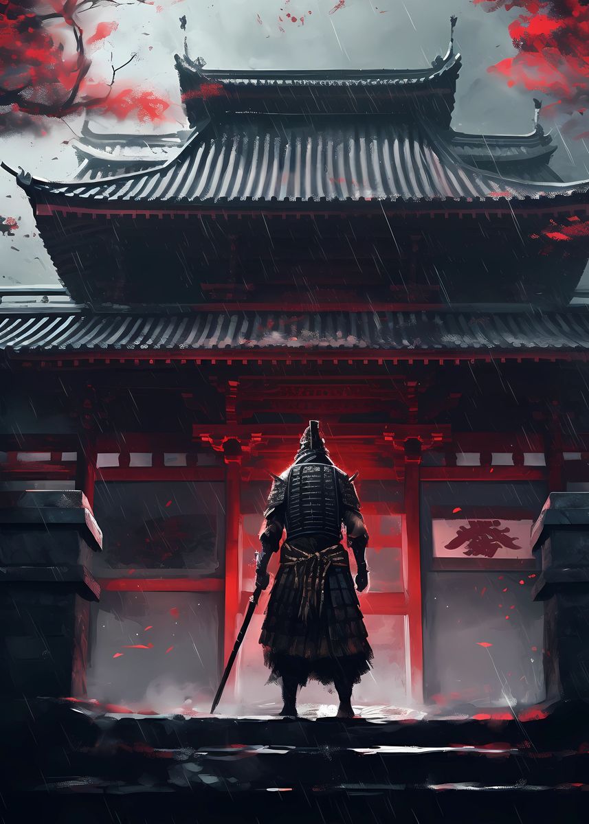 'Samurai Japanese' Poster by DecoyDesign | Displate