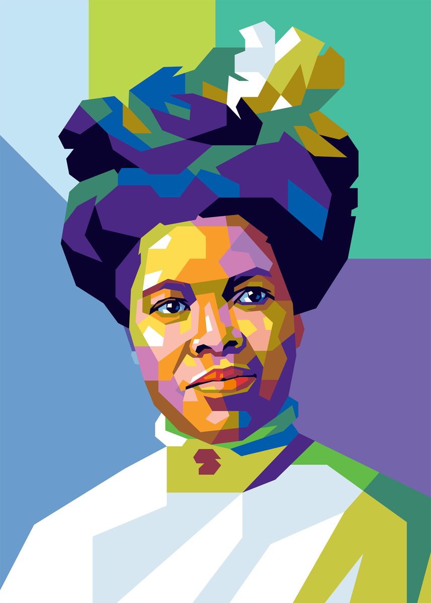 'Nannie Helen Burroughs' Poster, picture, metal print, paint by Ananda ...