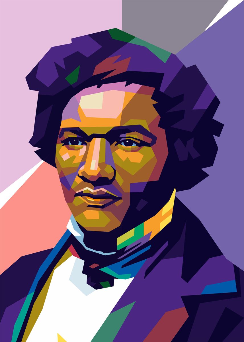 'Frederick Douglass' Poster, picture, metal print, paint by Erick Sato ...