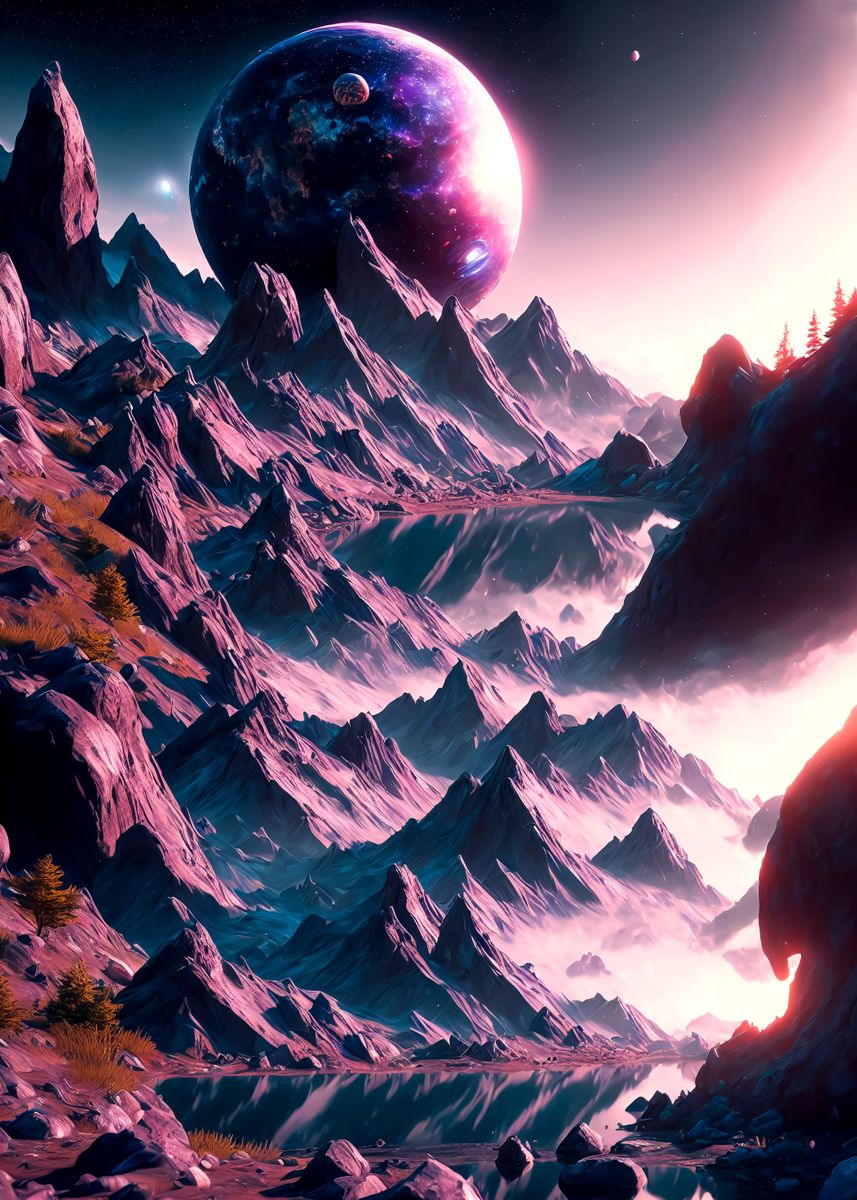 'Space Odyssey' Poster, picture, metal print, paint by James Garcia ...