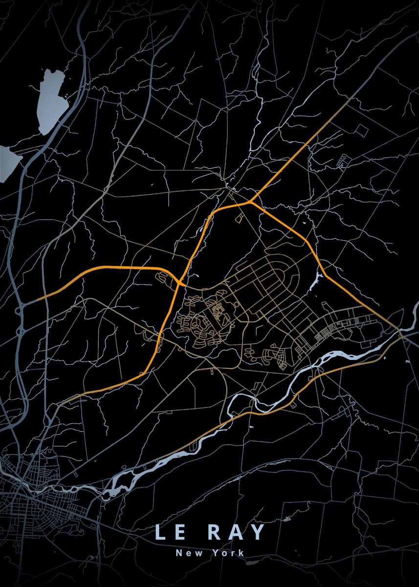 'Le Ray ' Poster, picture, metal print, paint by Deeo | Displate