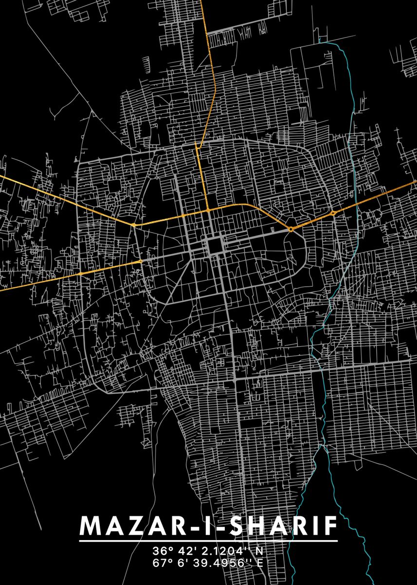 'Mazar I Sharif Afghanista' Poster, picture, metal print, paint by ...