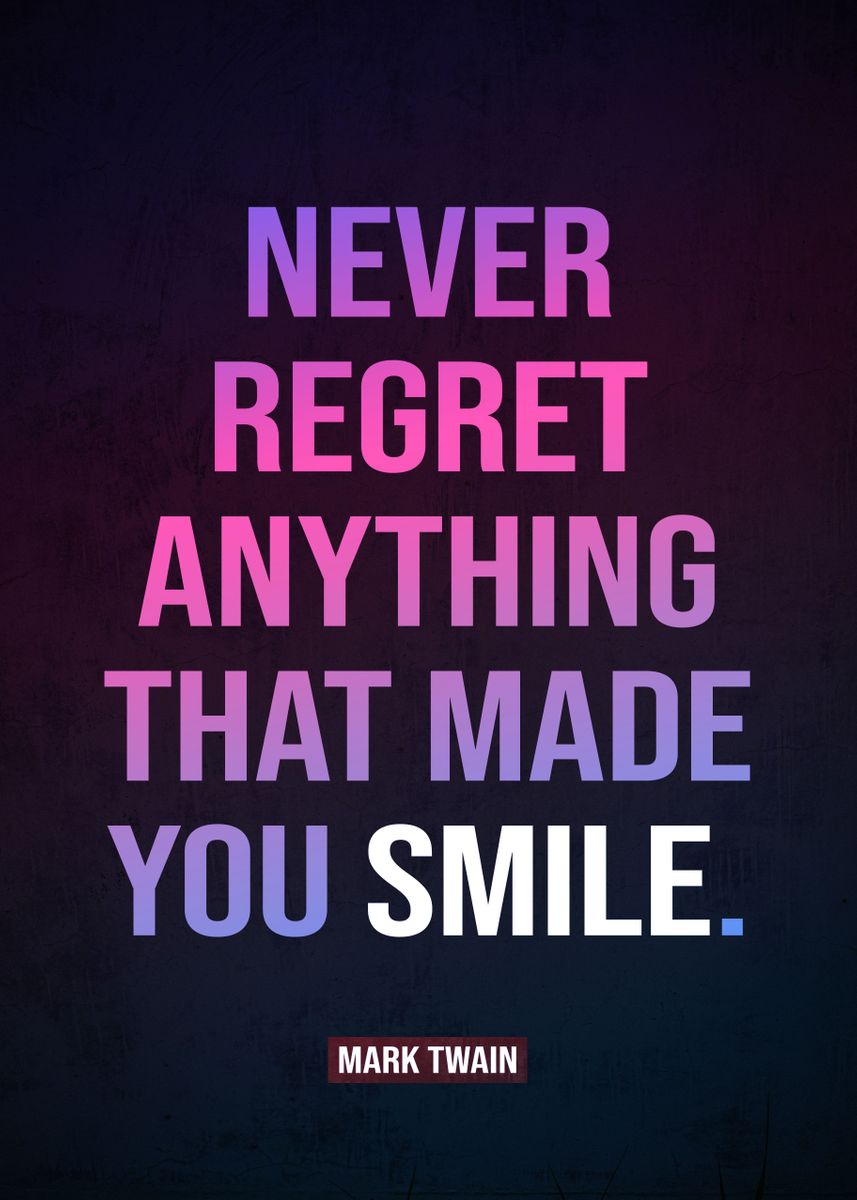 'Retro Simple Quote' Poster by Oliver Qo | Displate