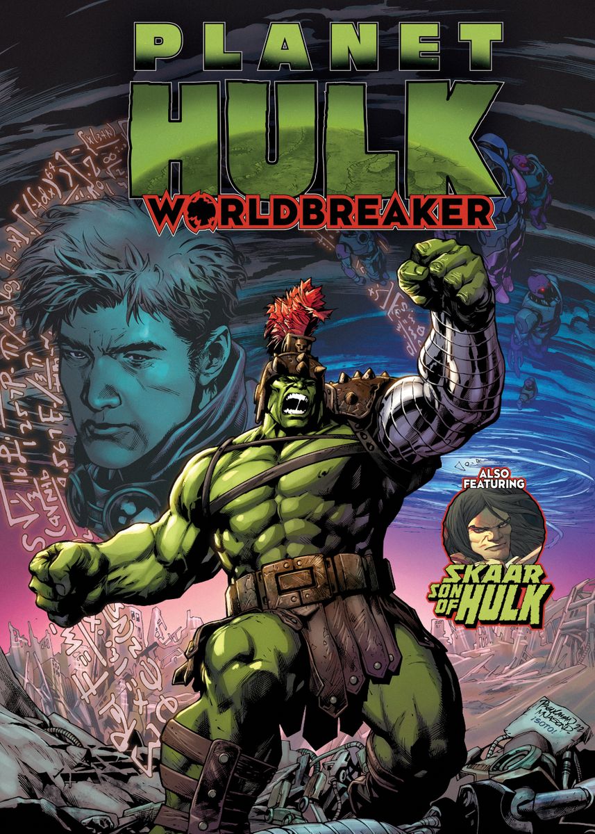 'Planet Hulk: Worldbreaker' Poster, picture, metal print, paint by ...