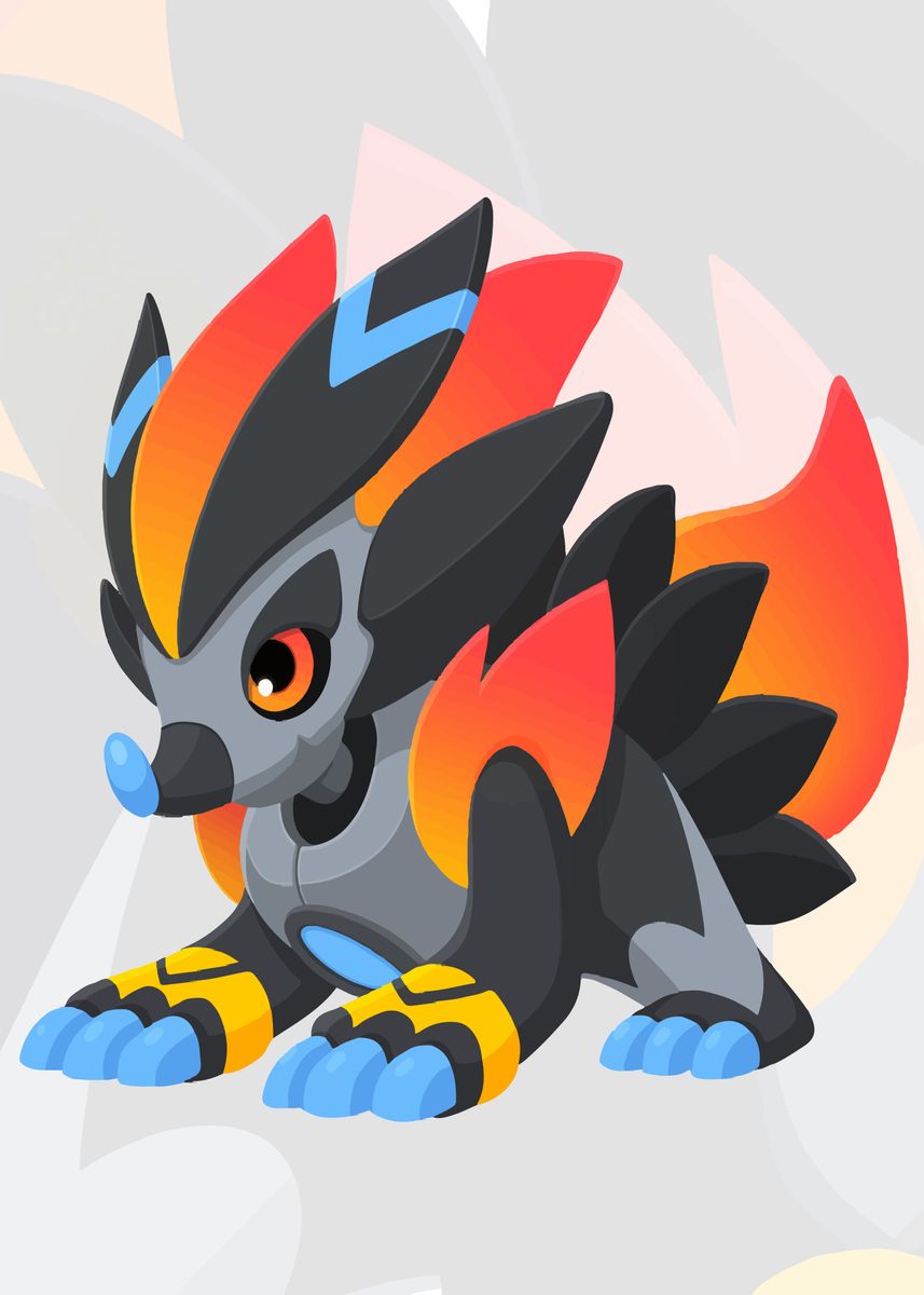 'Temtem' Poster, picture, metal print, paint by pixar icia | Displate