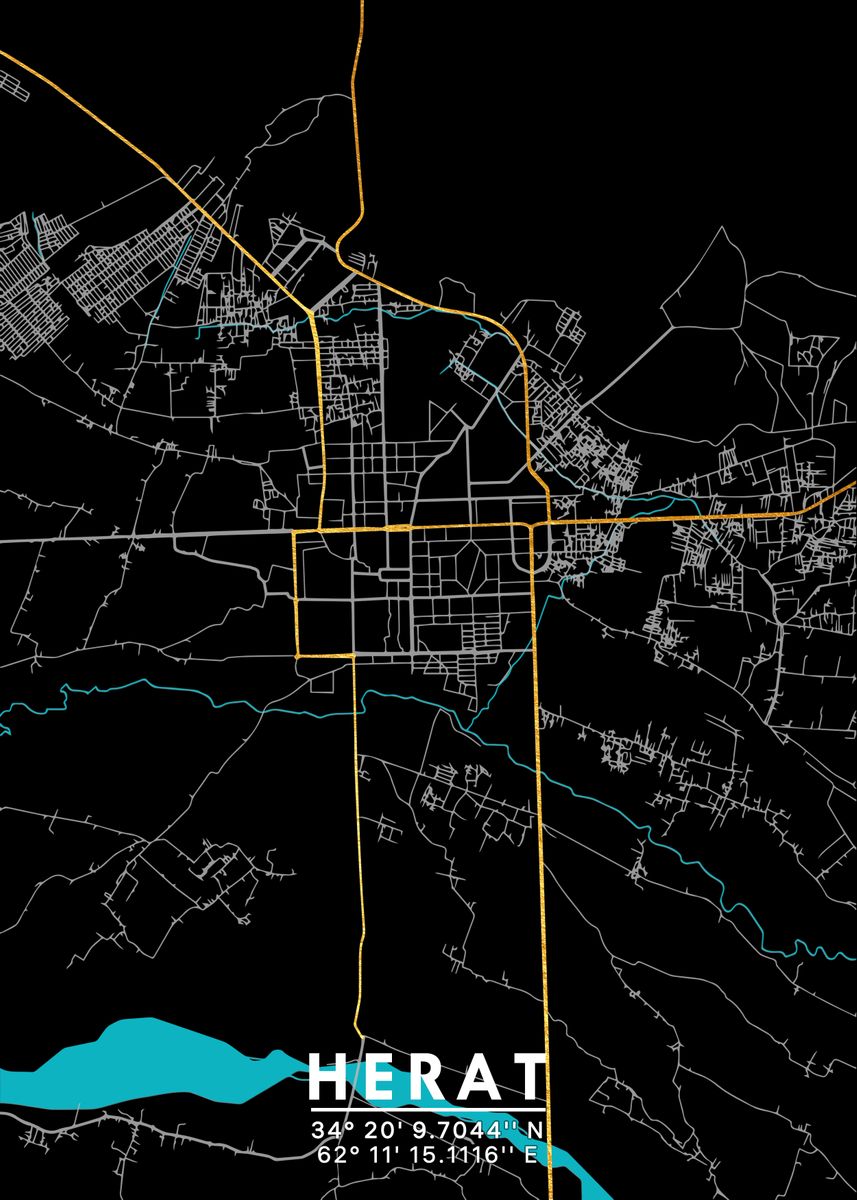 'Herat Afghanistan' Poster, picture, metal print, paint by Clayborne ...