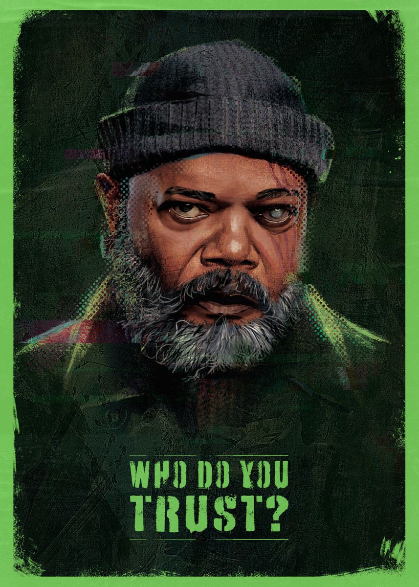 'Nick Fury' Poster, picture, metal print, paint by Marvel | Displate