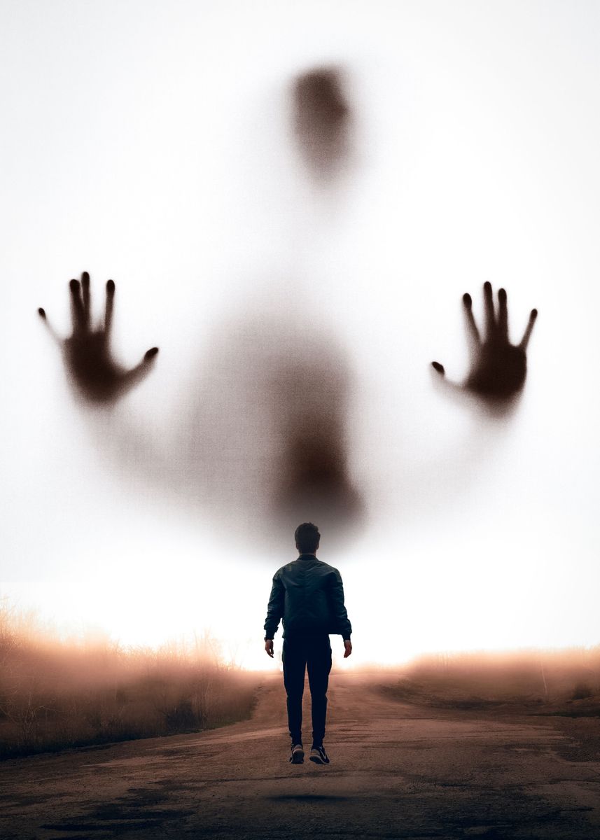'Scary' Poster, picture, metal print, paint by Rifqi Adi Purnama | Displate