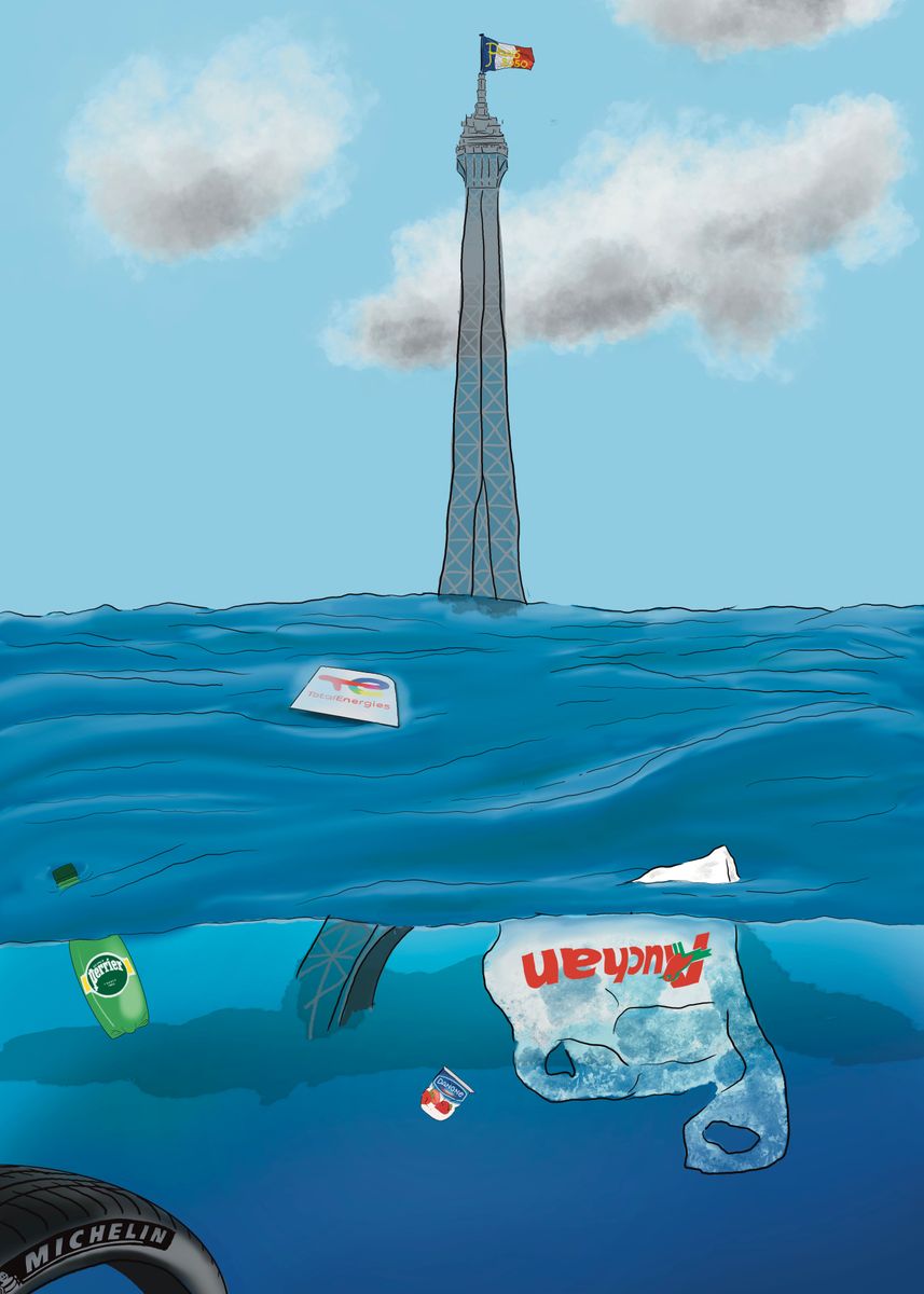 'Paris 2050' Poster by ArtED Devrieze | Displate