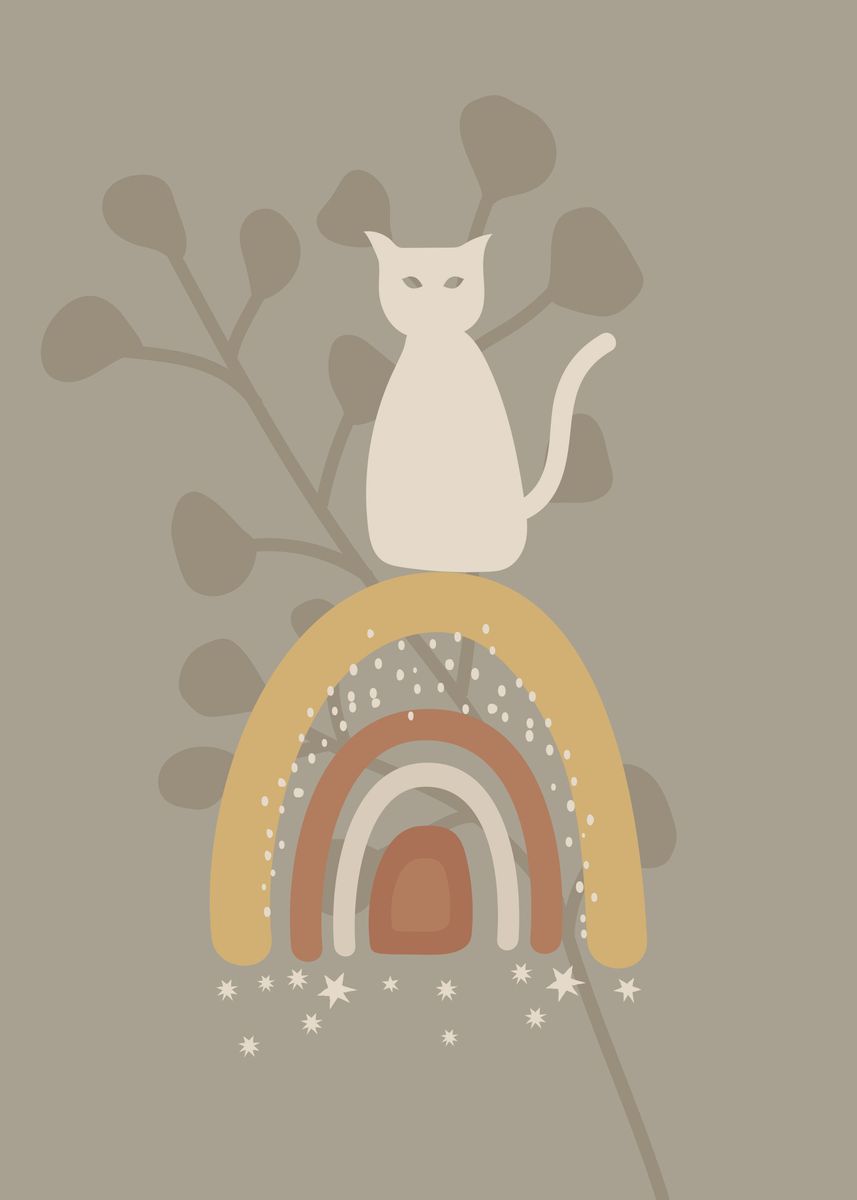 'Cat Flow' Poster by Lord Omega | Displate