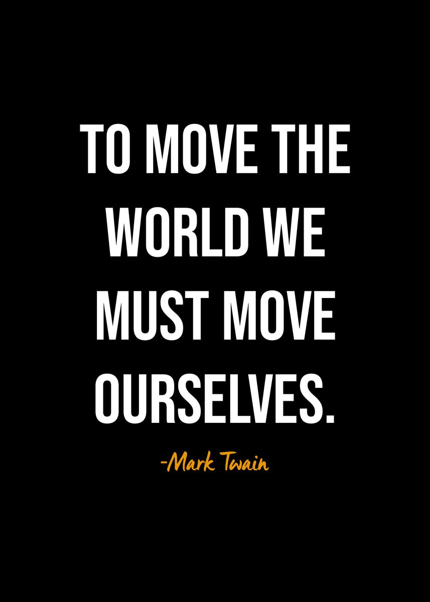 'Mark Twain quotes ' Poster, picture, metal print, paint by pus meong ...