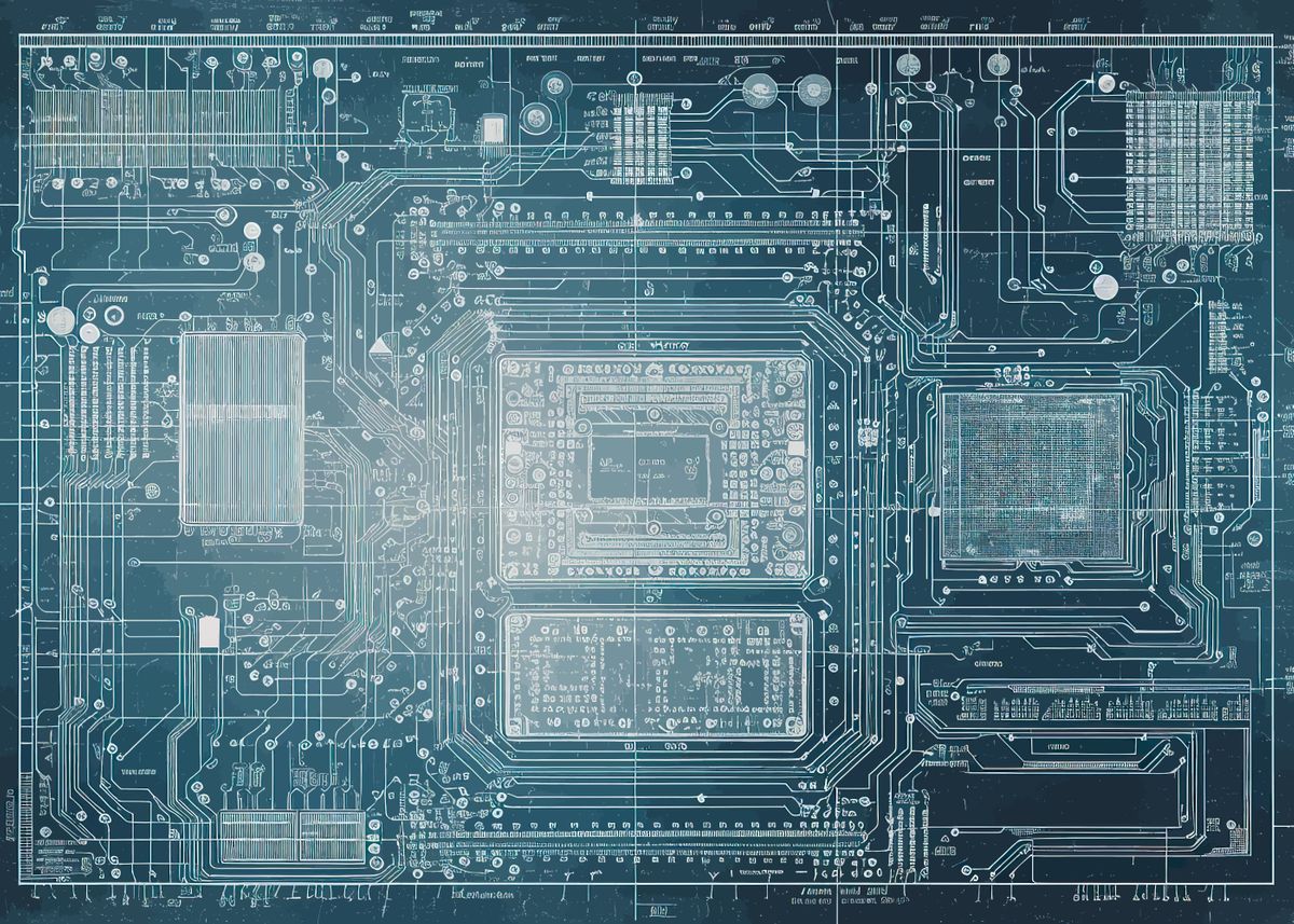 'Computer CPU Processor ' Poster by amelie Again | Displate