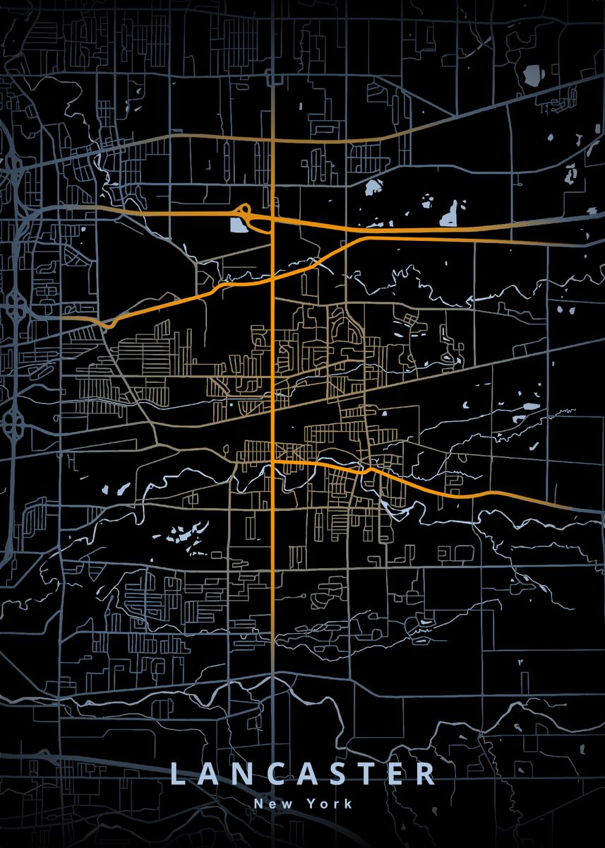 'Lancaster' Poster, picture, metal print, paint by Deeo | Displate