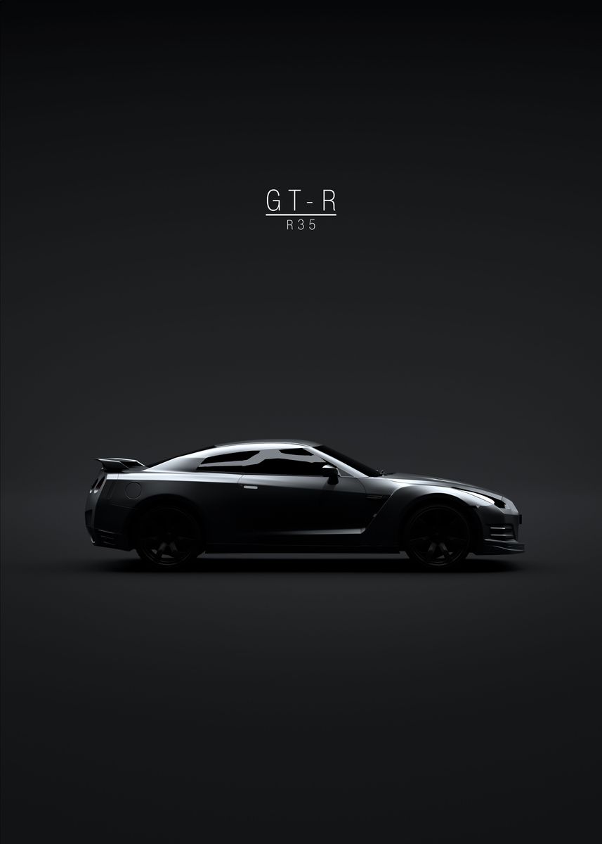'Nissan GTR R35 2013' Poster, picture, metal print, paint by 21 MXM ...