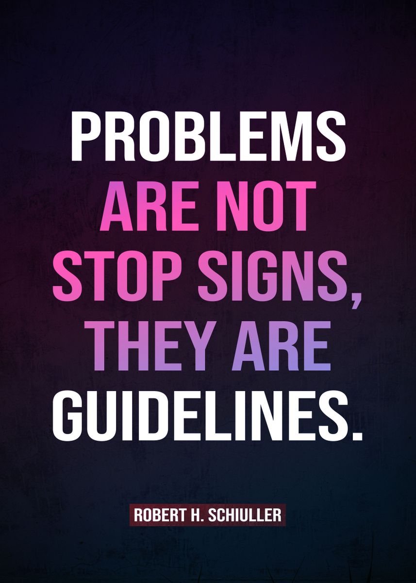 'Retro Simple Quote' Poster, picture, metal print, paint by Oliver Qo ...