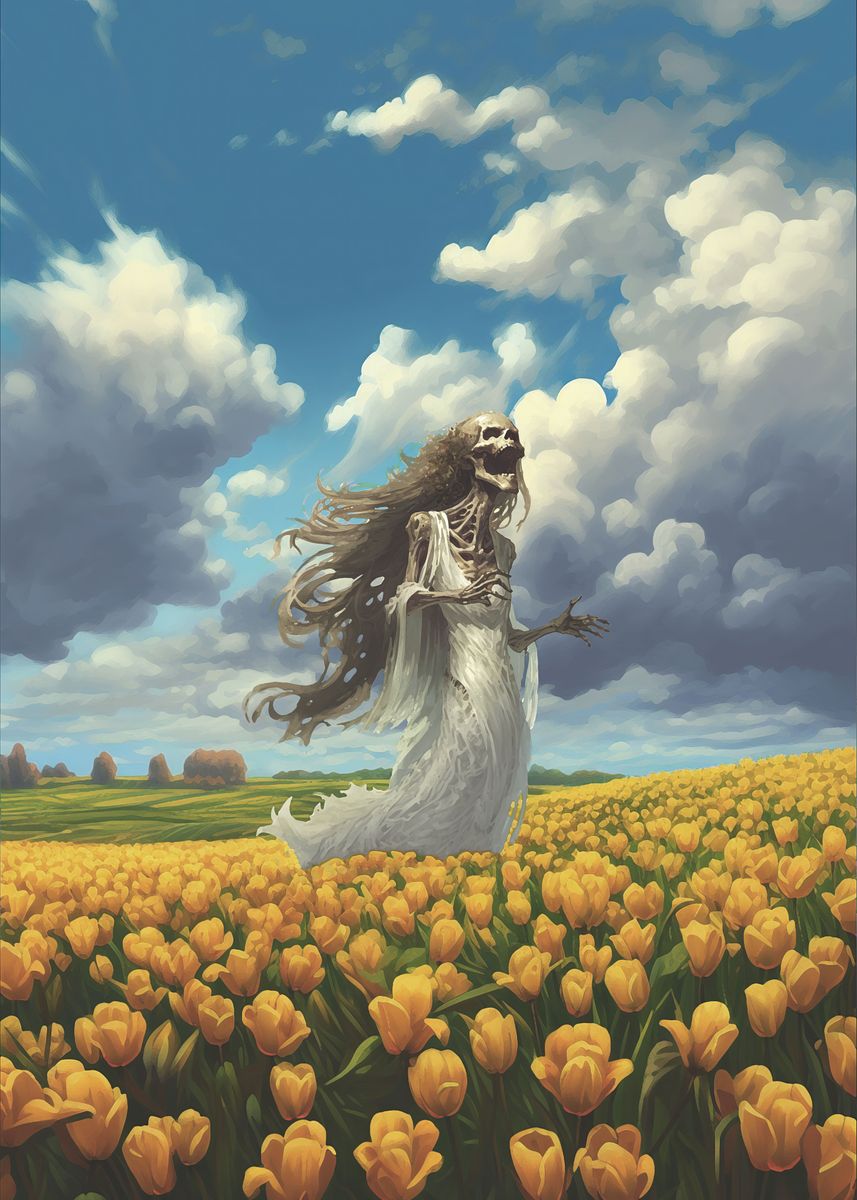 'Death Bride' Poster, picture, metal print, paint by AndrejZT | Displate