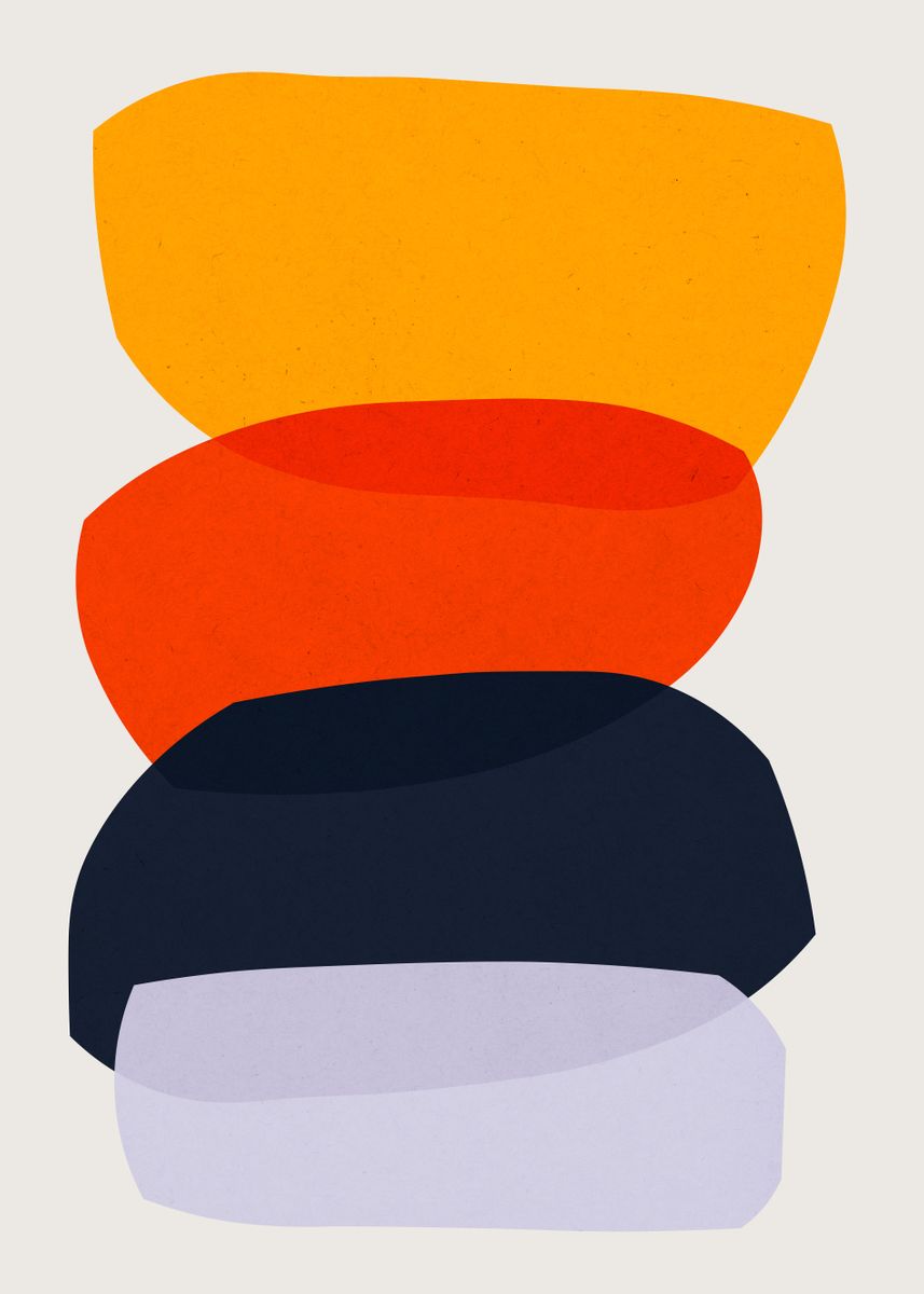 'Abstract harmony 8' Poster by Vitor Costa | Displate