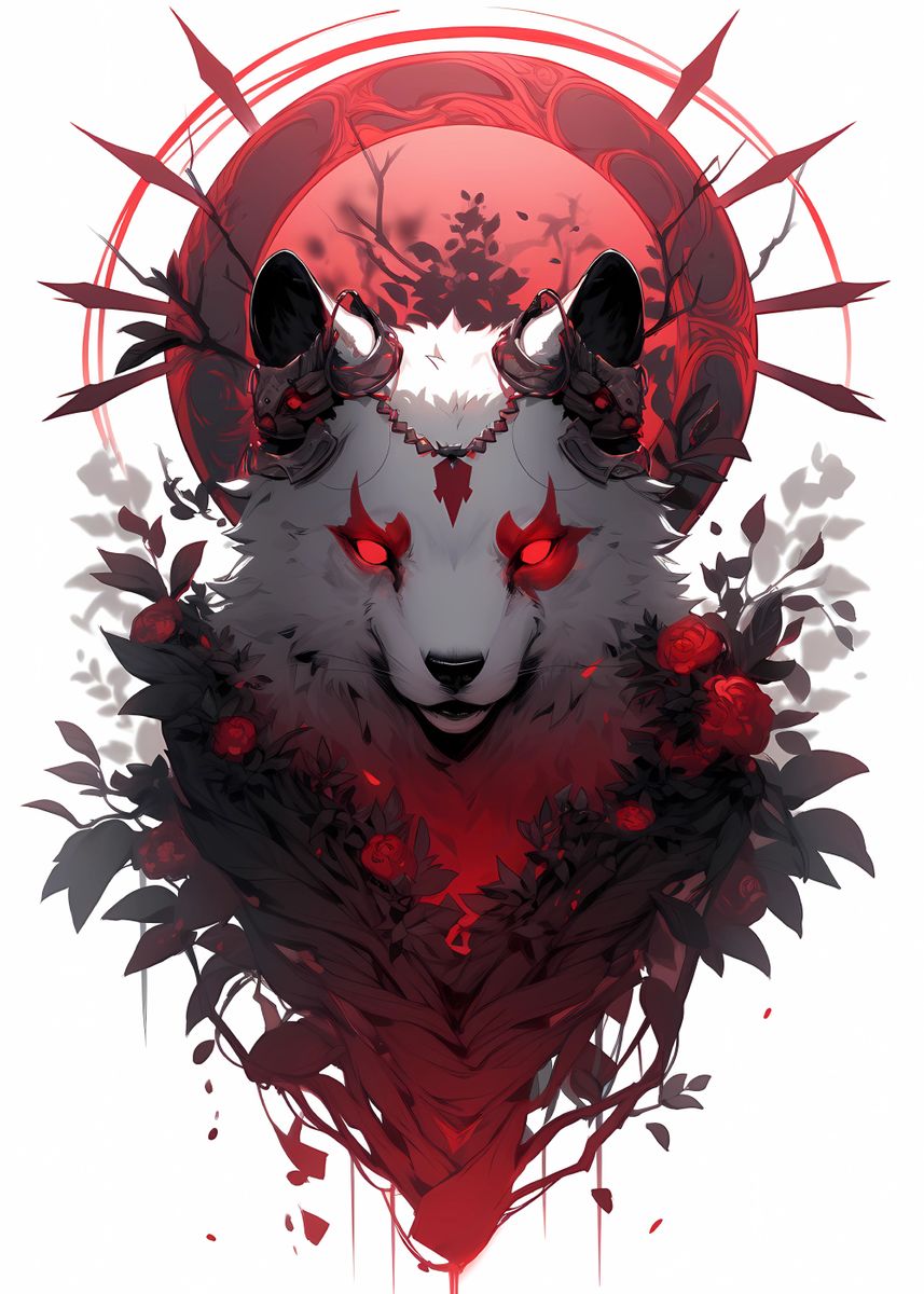 'Panda Unrealistic' Poster, picture, metal print, paint by Babacar ...