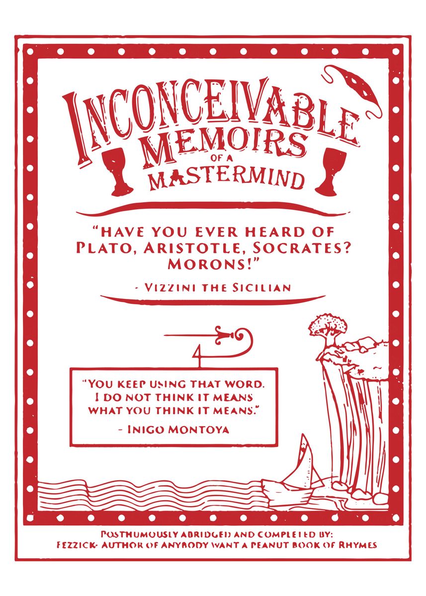 'inconceivable memoirs' Poster, picture, metal print, paint by muhammad ...