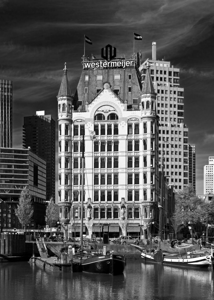 'White House Rotterdam' Poster, picture, metal print, paint by Anton de ...