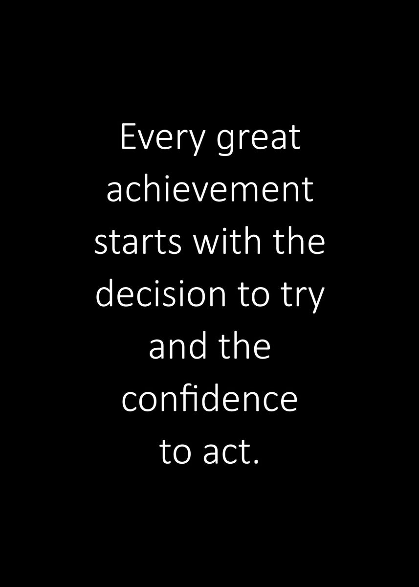 'Try' Poster by Kaly Prints | Displate