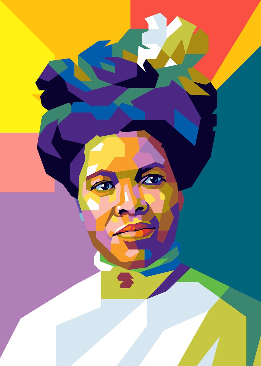 'Nannie Helen Burroughs' Poster, picture, metal print, paint by Ananda ...