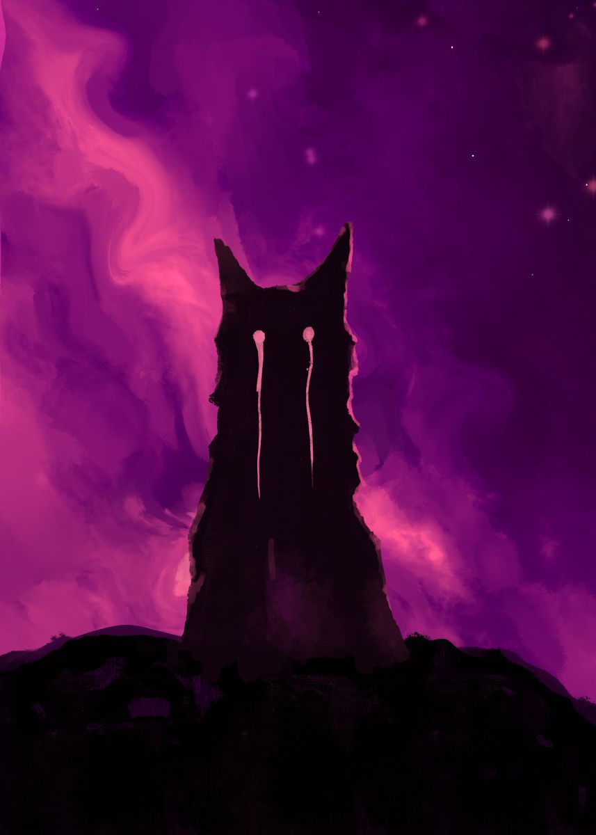 'Lonely Wolf' Poster, picture, metal print, paint by Itazura neko ...