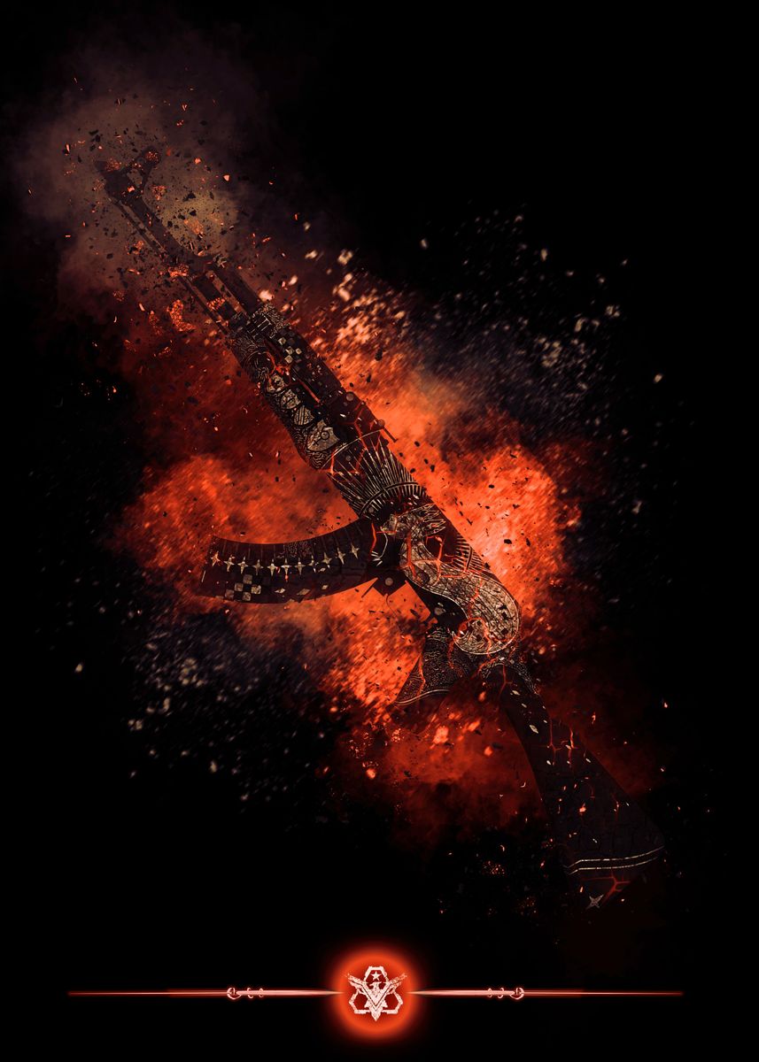 'Weapon' Poster, picture, metal print, paint by Pop art | Displate