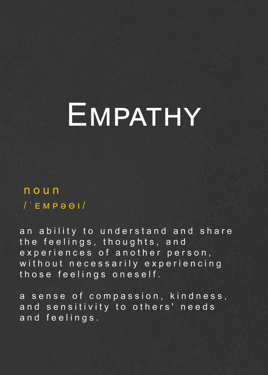 'Motivational Empathy' Poster, picture, metal print, paint by ...