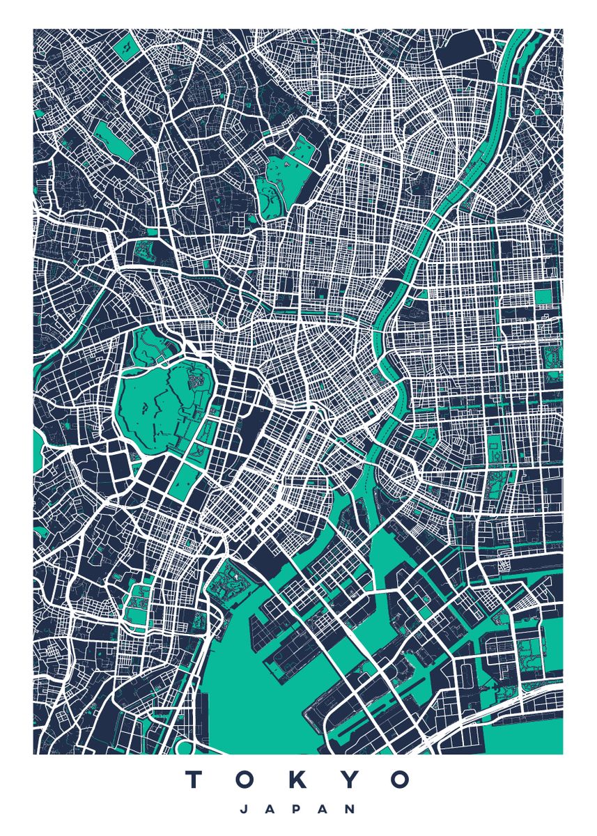 'Tokyo city ' Poster, picture, metal print, paint by iqbal Garint ...
