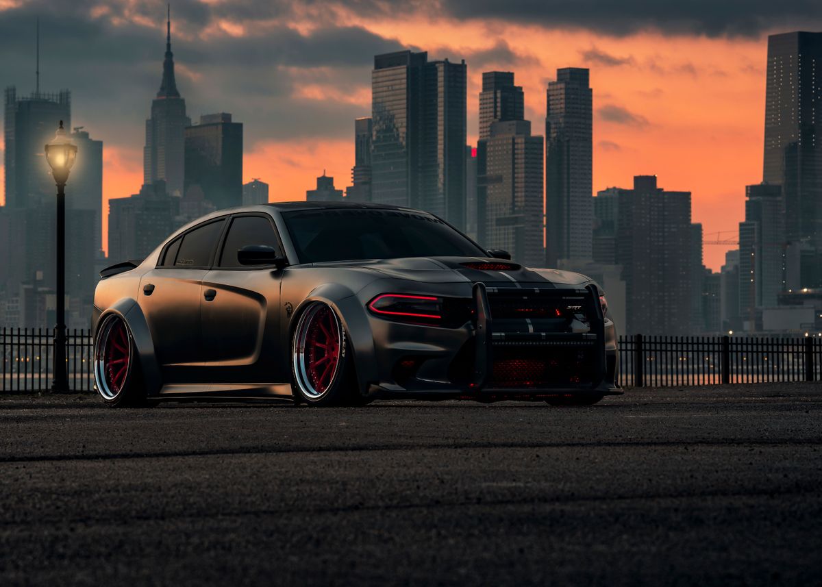 'dodge charger hellcat' Poster by Sport Cars | Displate