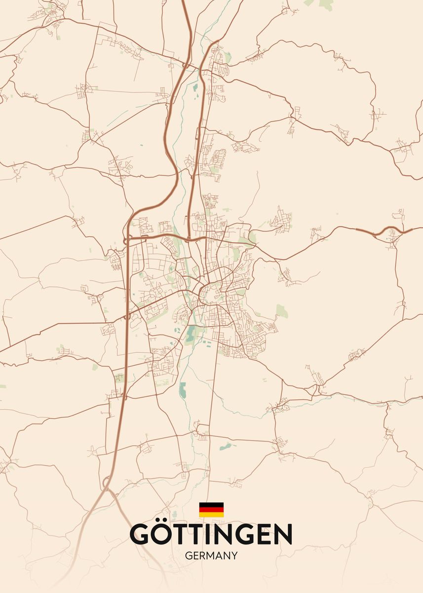 'Gottingen DE' Poster by IMR Designs | Displate