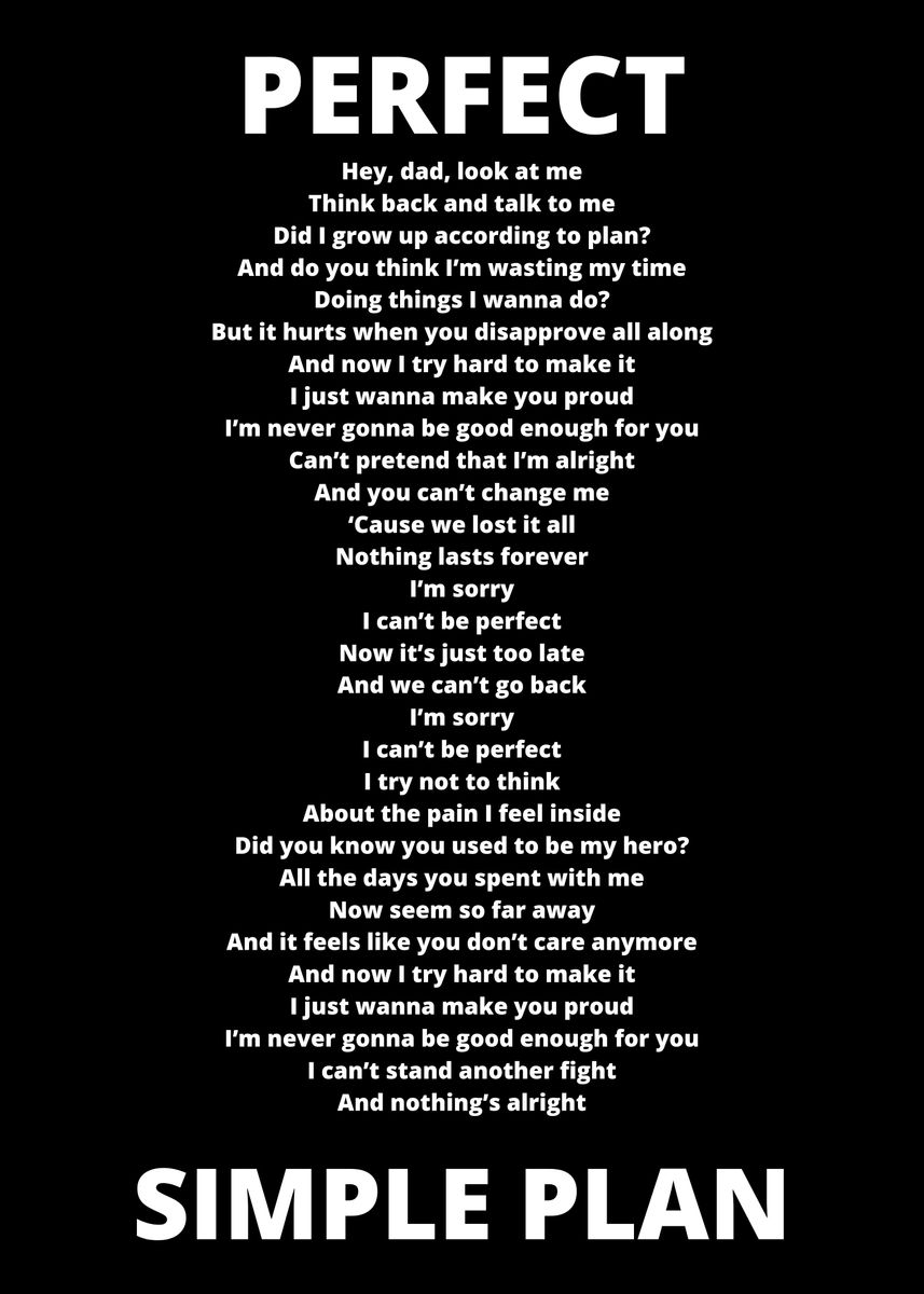 'perfect' Poster by Wijaki Thaisusuken | Displate