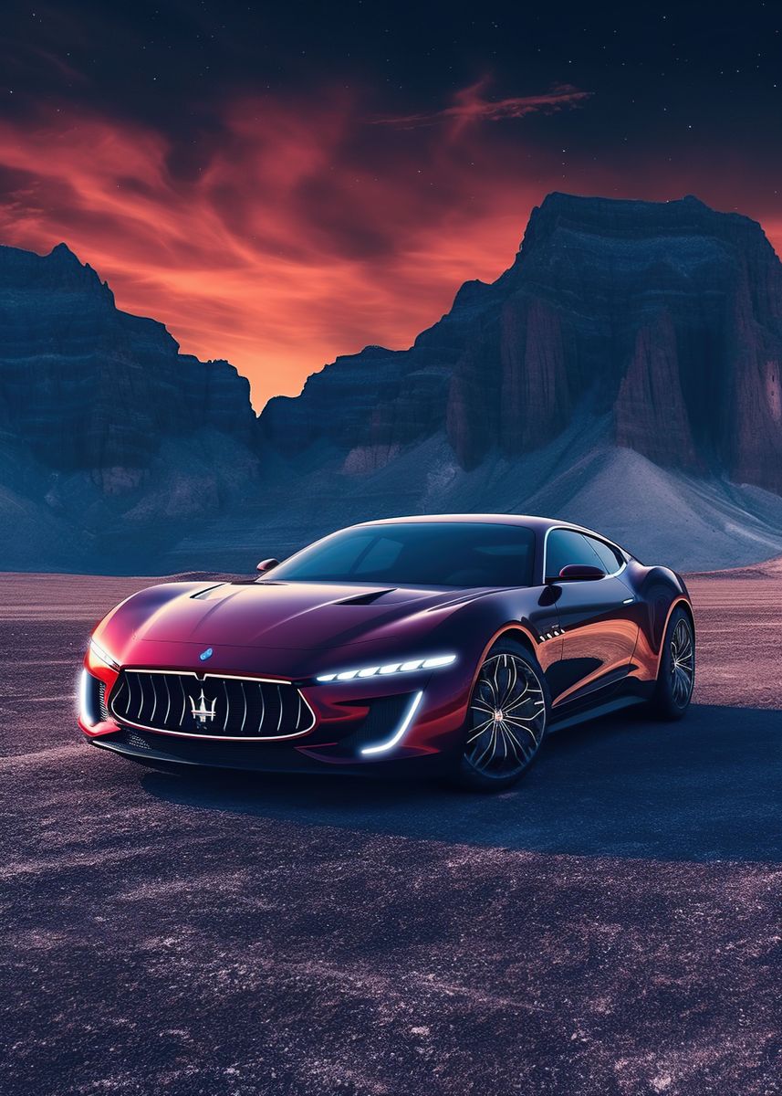 'Maserati Super Car ' Poster by BludgaR | Displate