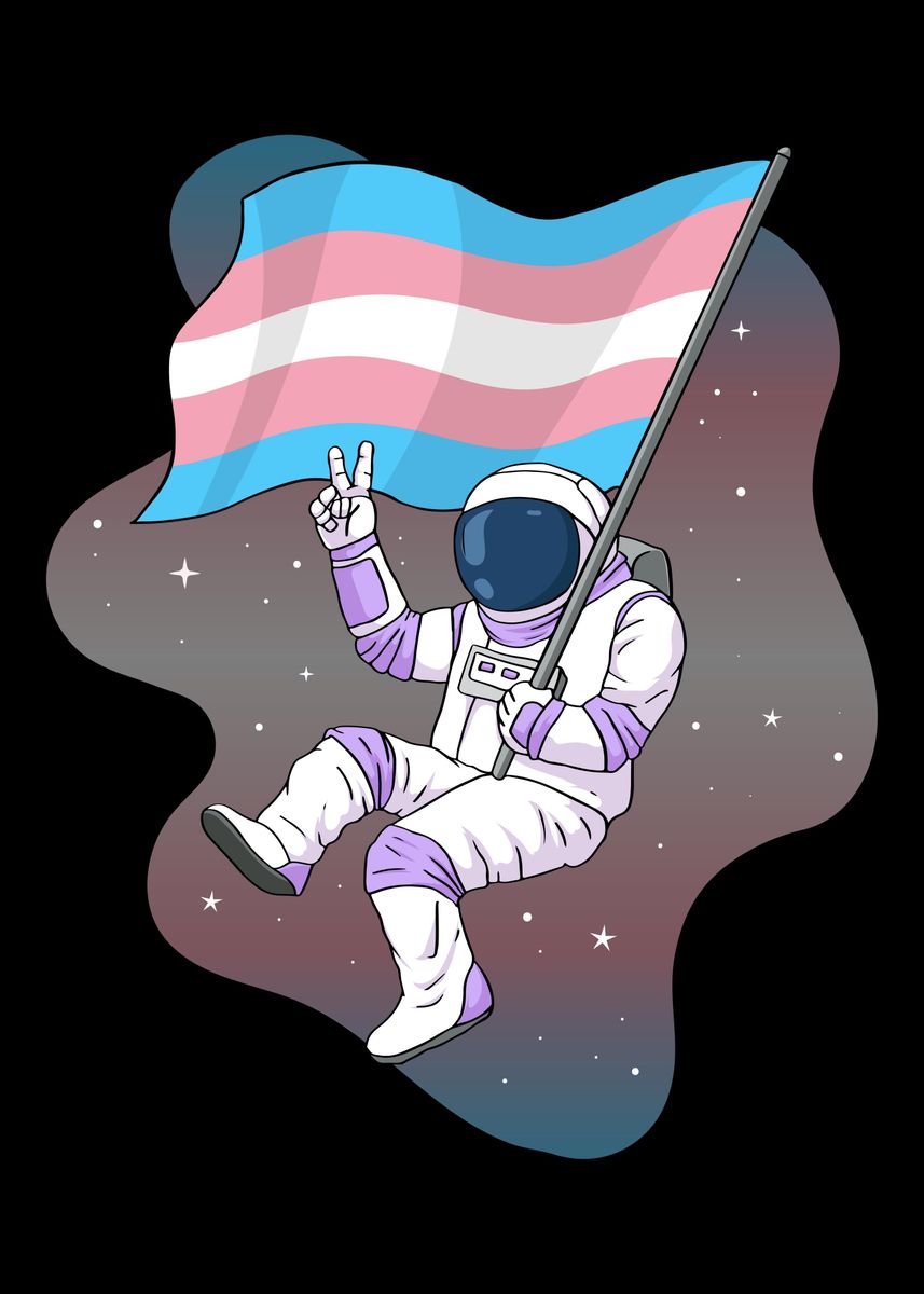 'Transgender Pride' Poster, picture, metal print, paint by ...