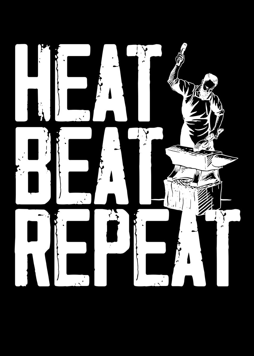 'Blacksmith Hammer' Poster by NAO | Displate