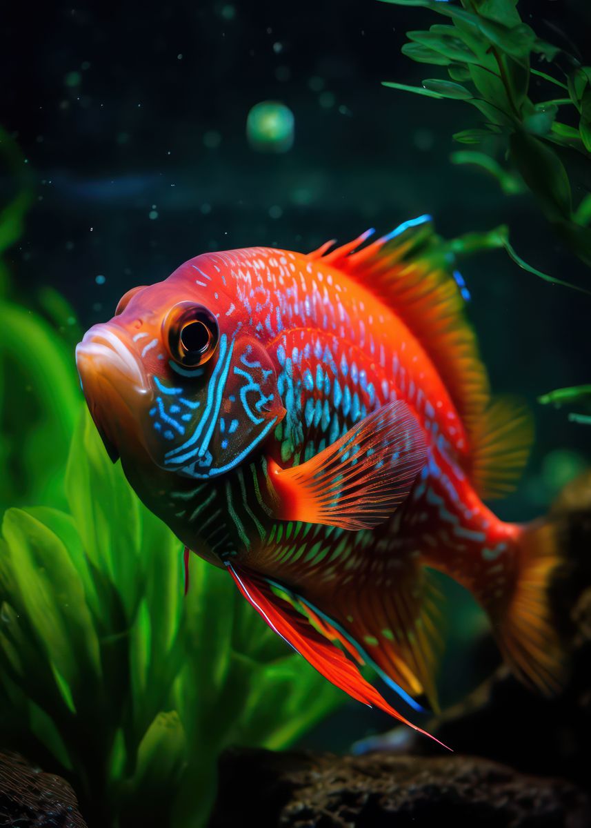 'Majestic fish' Poster by Zooscape Wildlife | Displate