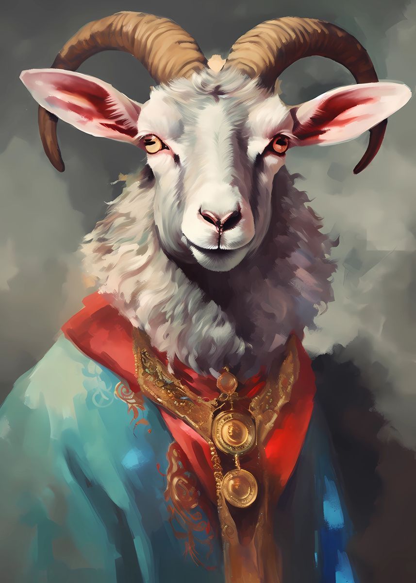 'Sheep Fairyland' Poster, picture, metal print, paint by Mystique ...